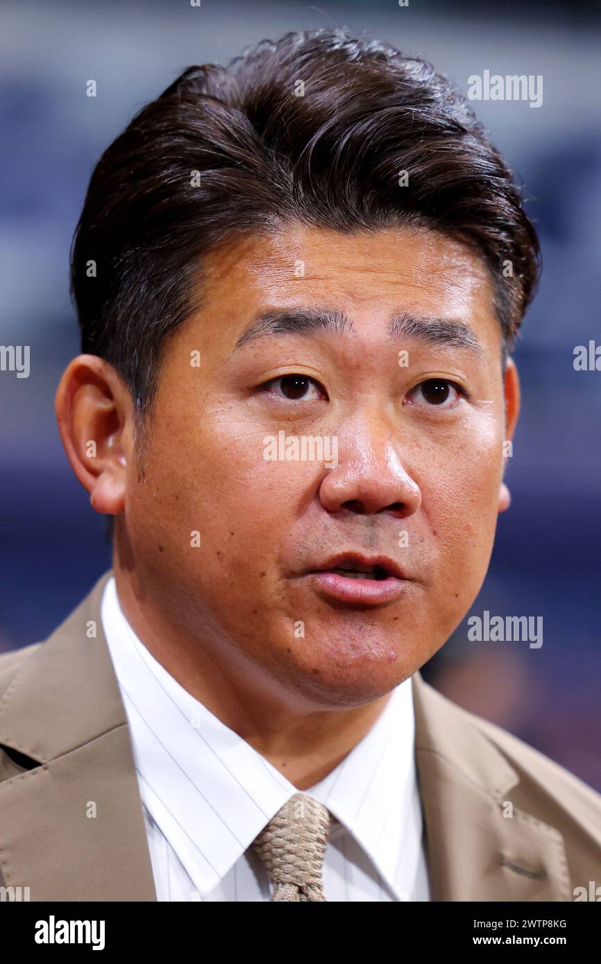 Gocheok Sky Dome, Seoul, South Korea. 19th Mar, 2024. Daisuke Matsuzaka ...