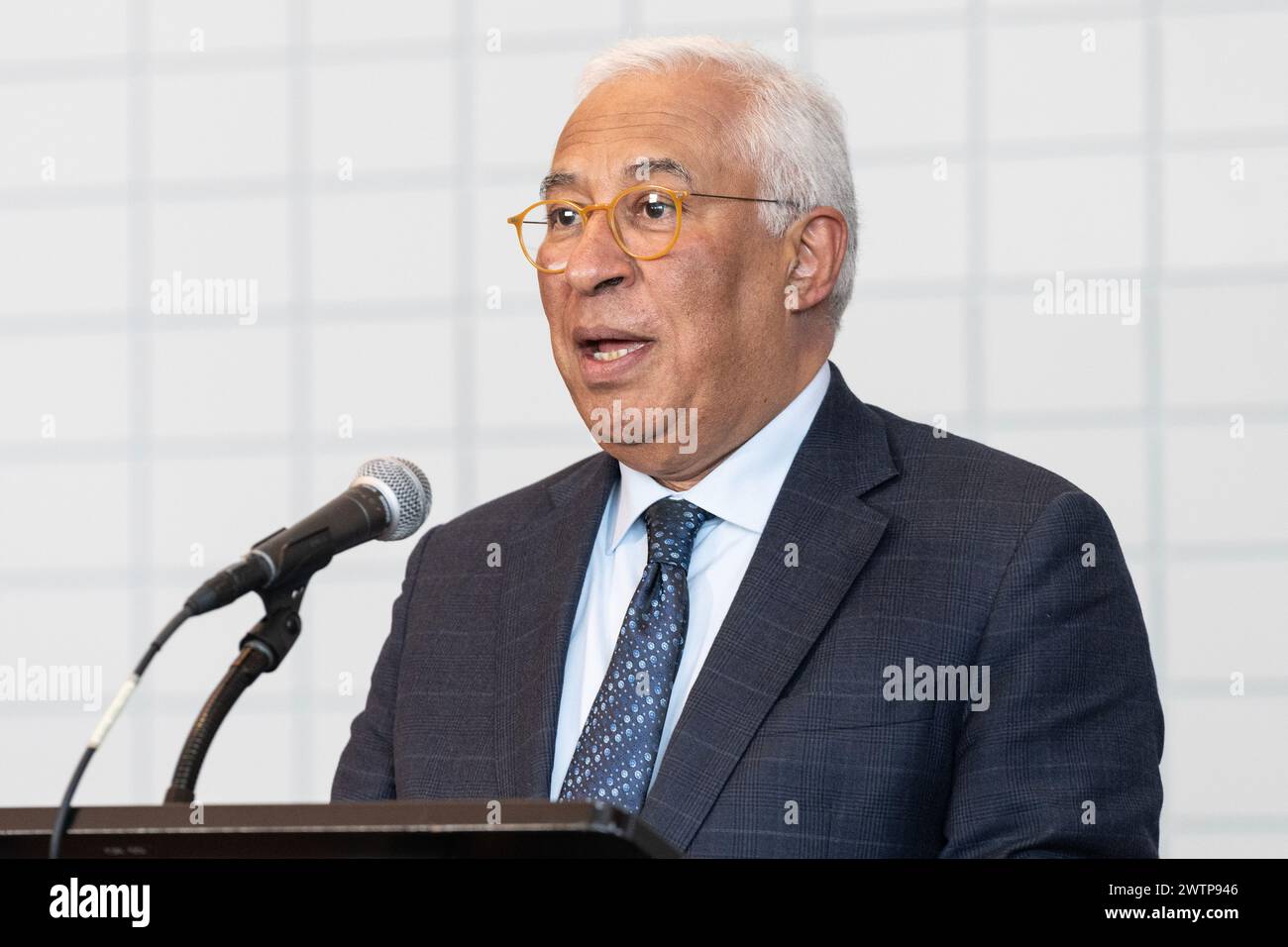 Prime Minister of Portugal Antonio Costa speaks during Portuguese gift ...