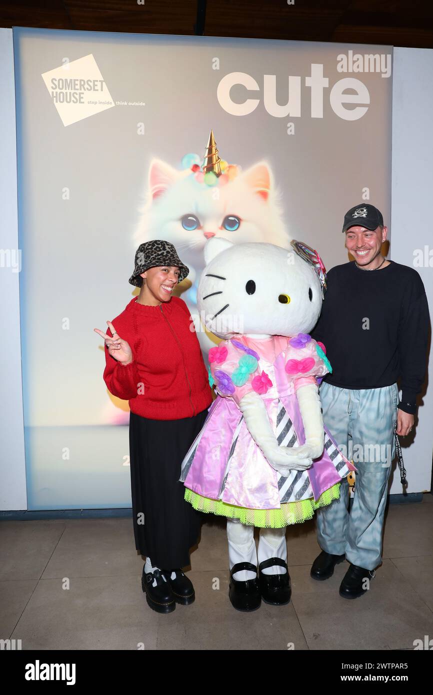 Guest (s) attend (s) the launch of 'CUTE' exhibition at Somerset House ...