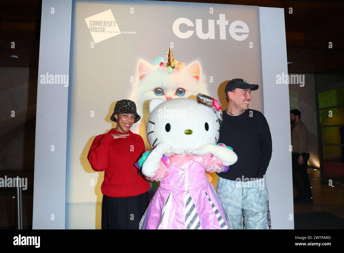 Guest (s) attend (s) the launch of 'CUTE' exhibition at Somerset House ...