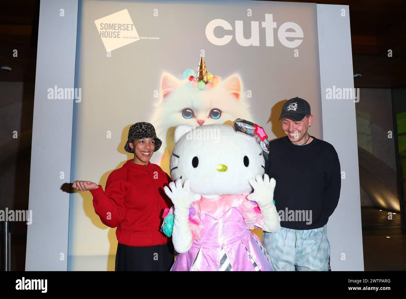 Guest (s) attend (s) the launch of 'CUTE' exhibition at Somerset House ...