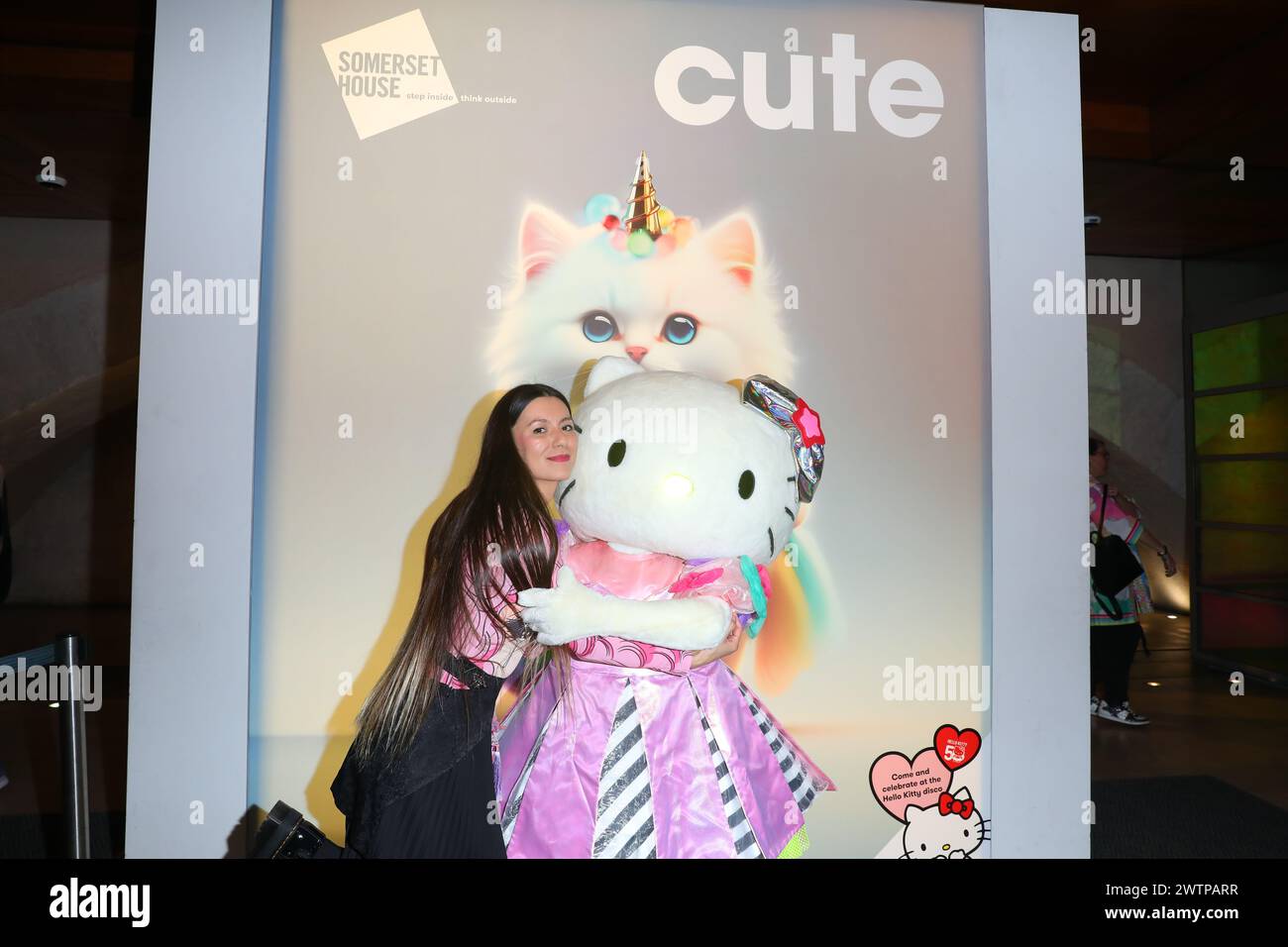 Guest (s) attend (s) the launch of 'CUTE' exhibition at Somerset House ...