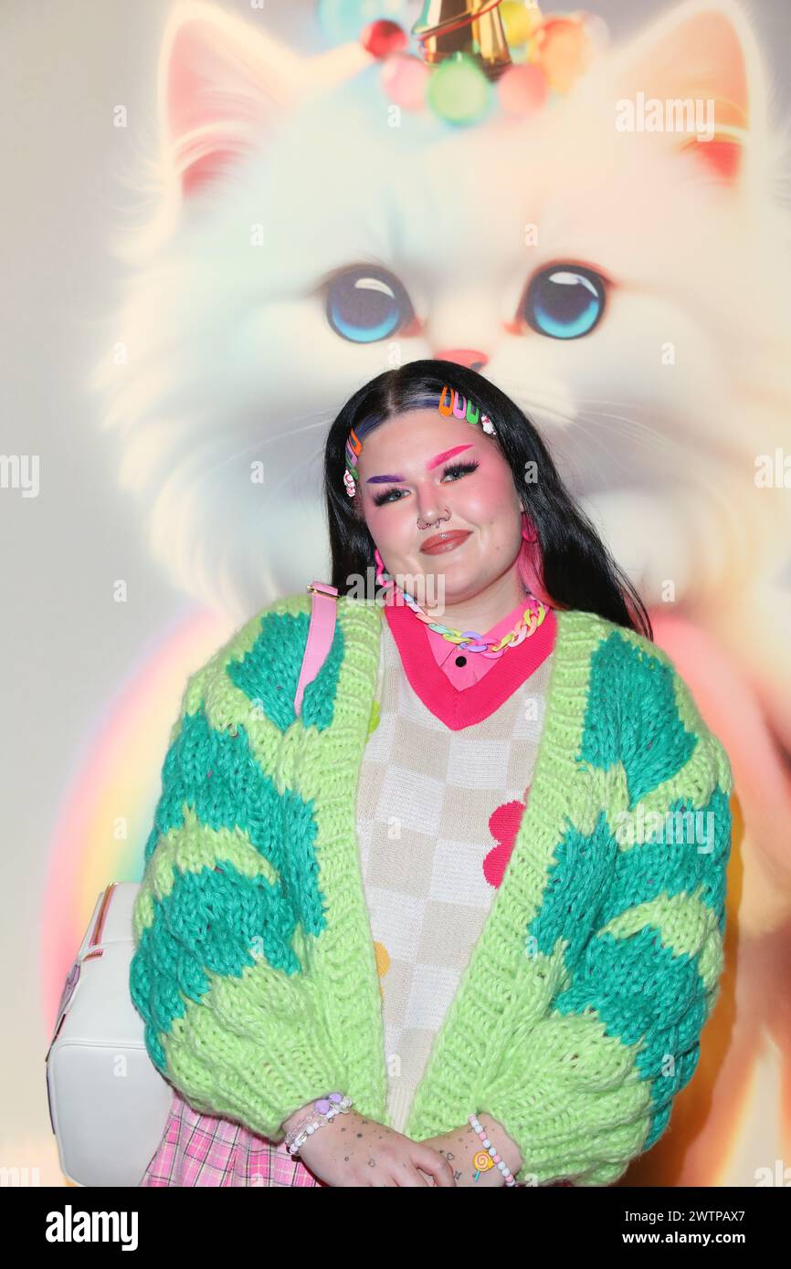 Mae Stephens attends the launch of 'CUTE' exhibition at Somerset House ...