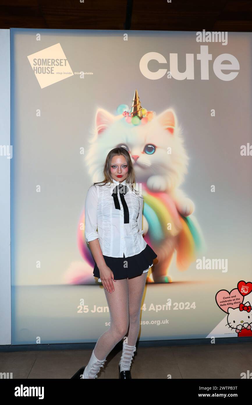 Simone Murphy aka sim0ne attends the launch of 'CUTE' exhibition at ...