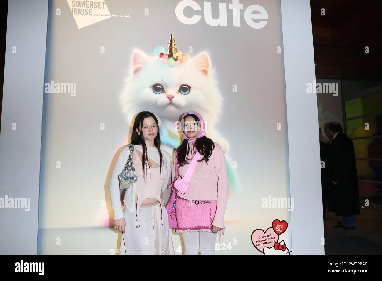 Lucy Tun attends the launch of 'CUTE' exhibition at Somerset House in ...
