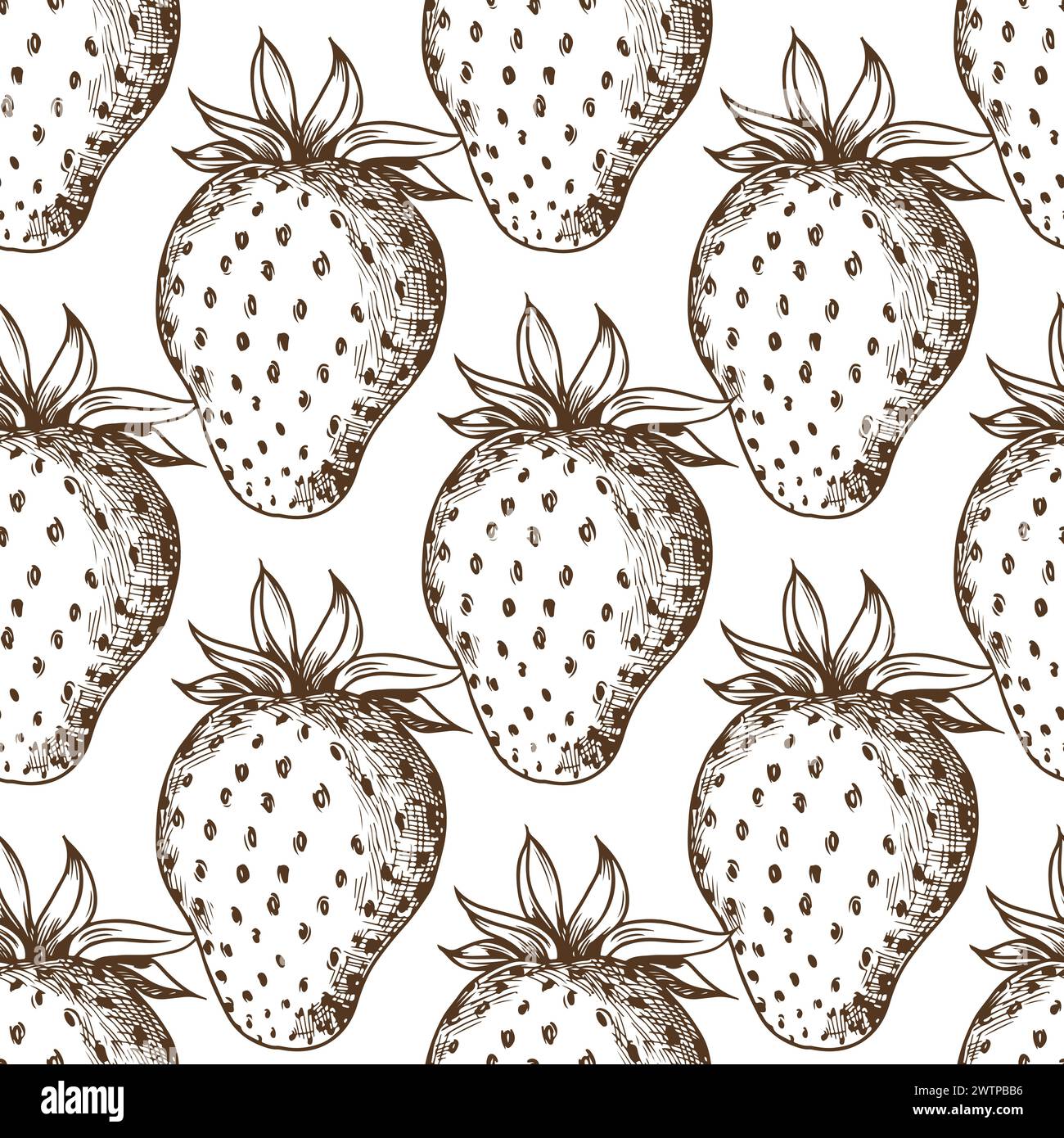 Fresh fruit white linear Stock Vector Images - Alamy