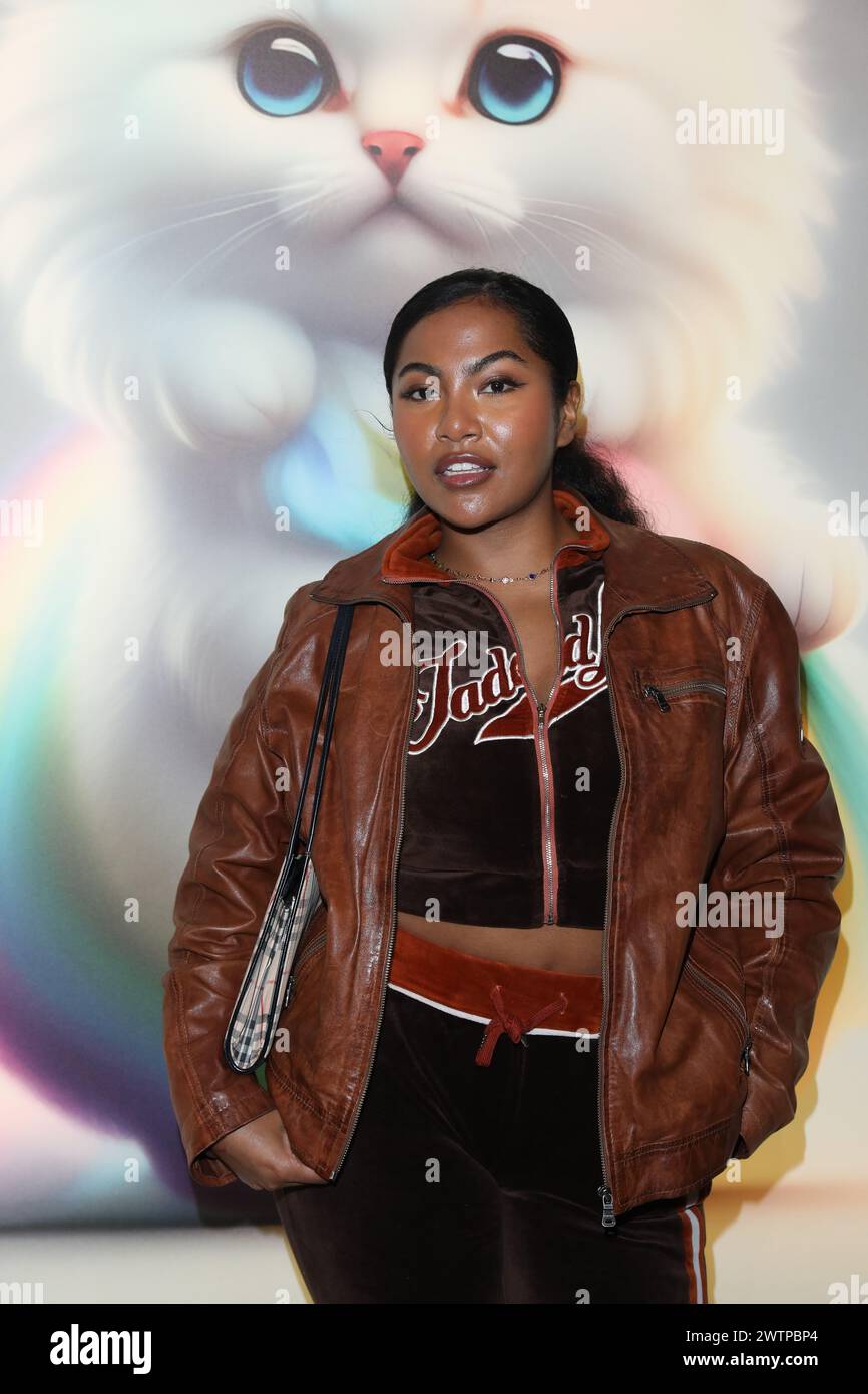 Tsunari attends the launch of 'CUTE' exhibition at Somerset House in ...