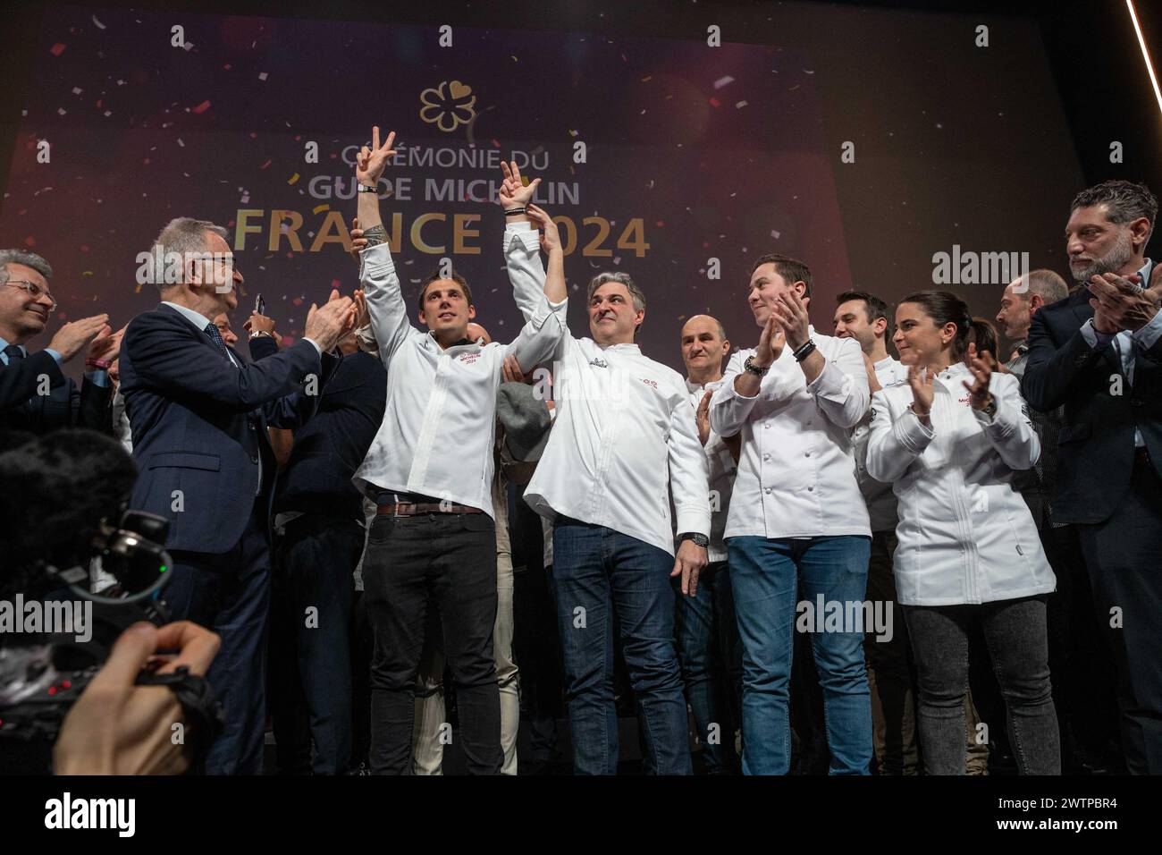 Centre Val de Loire regional council president Francois Bonneau, three ...