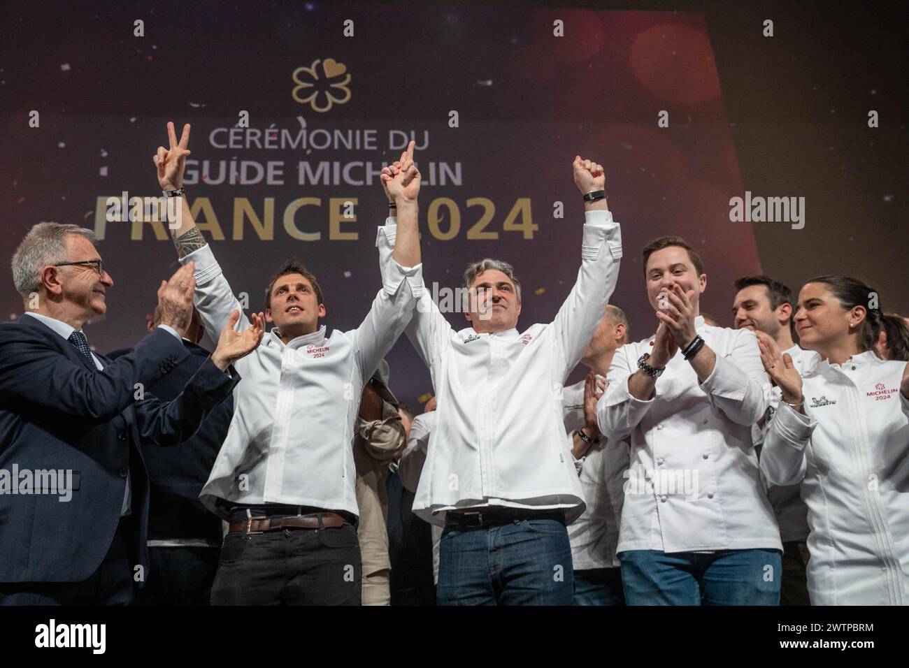 Centre Val de Loire regional council president Francois Bonneau, three ...