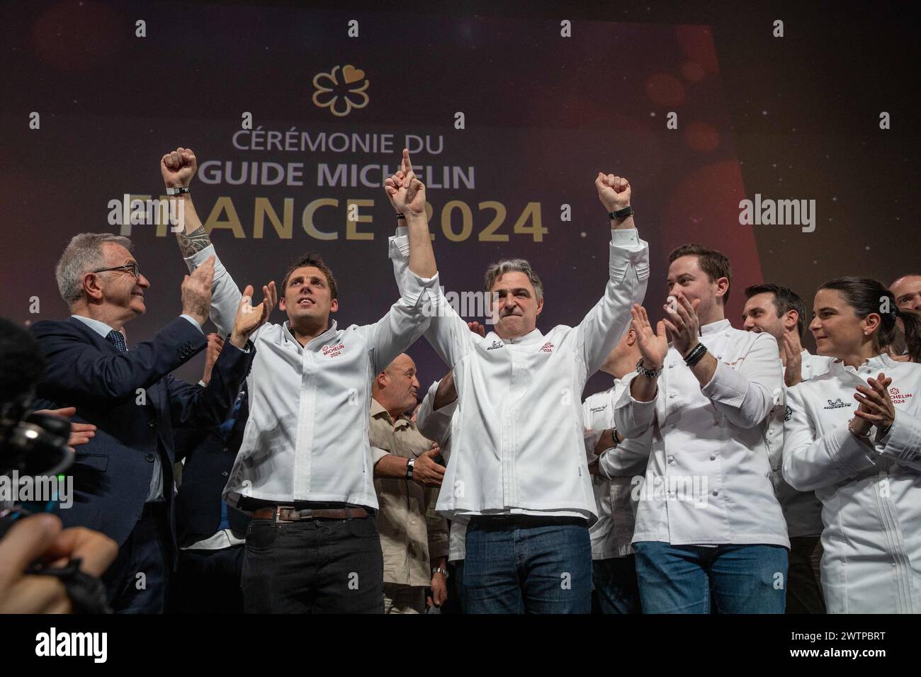 Centre Val de Loire regional council president Francois Bonneau, three ...