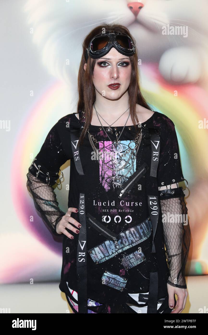 Robin aka Juicy Girl attends the launch of 'CUTE' exhibition at ...