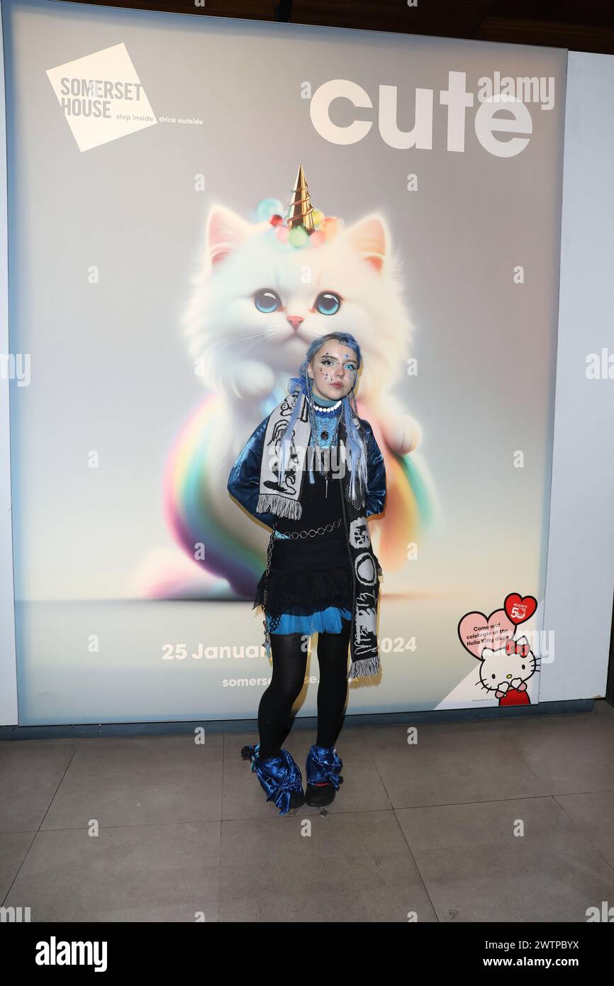 Kerolaina Linkevica attends the launch of 'CUTE' exhibition at Somerset ...