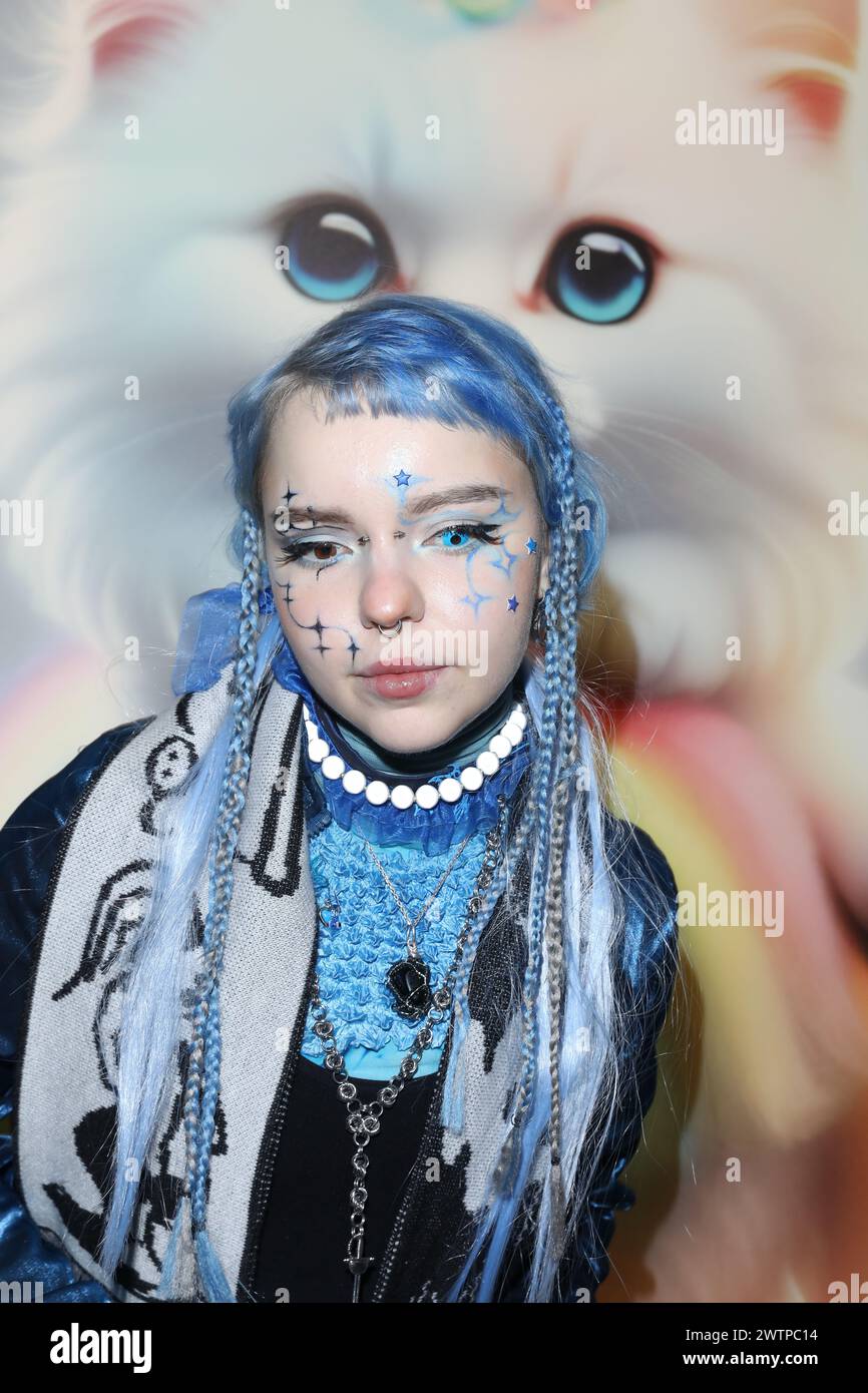 Kerolaina Linkevica attends the launch of 'CUTE' exhibition at Somerset ...