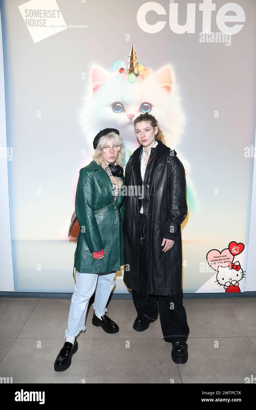 Charlie Barker attends the launch of 'CUTE' exhibition at Somerset ...