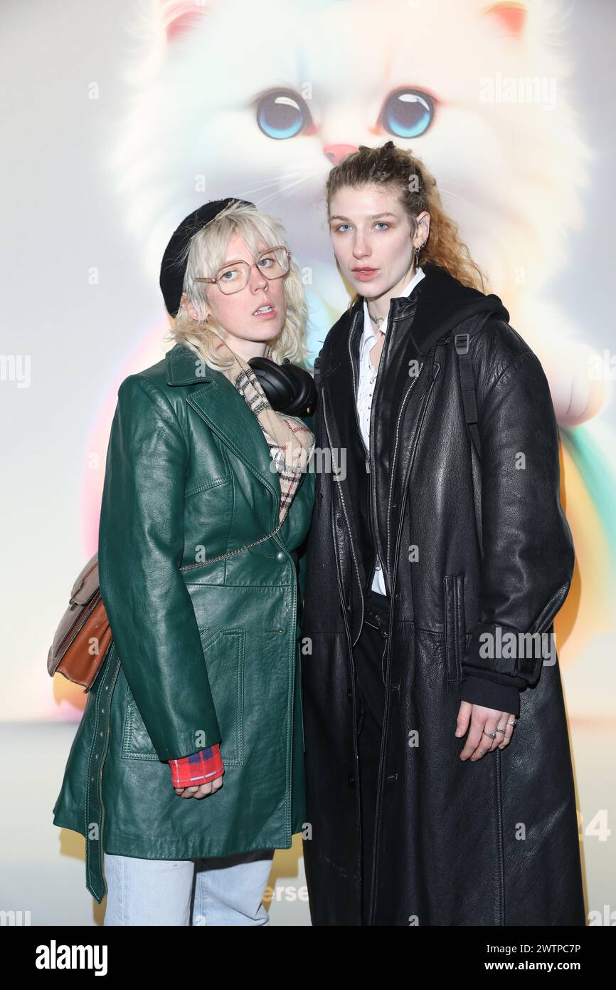 Charlie Barker attends the launch of 'CUTE' exhibition at Somerset ...