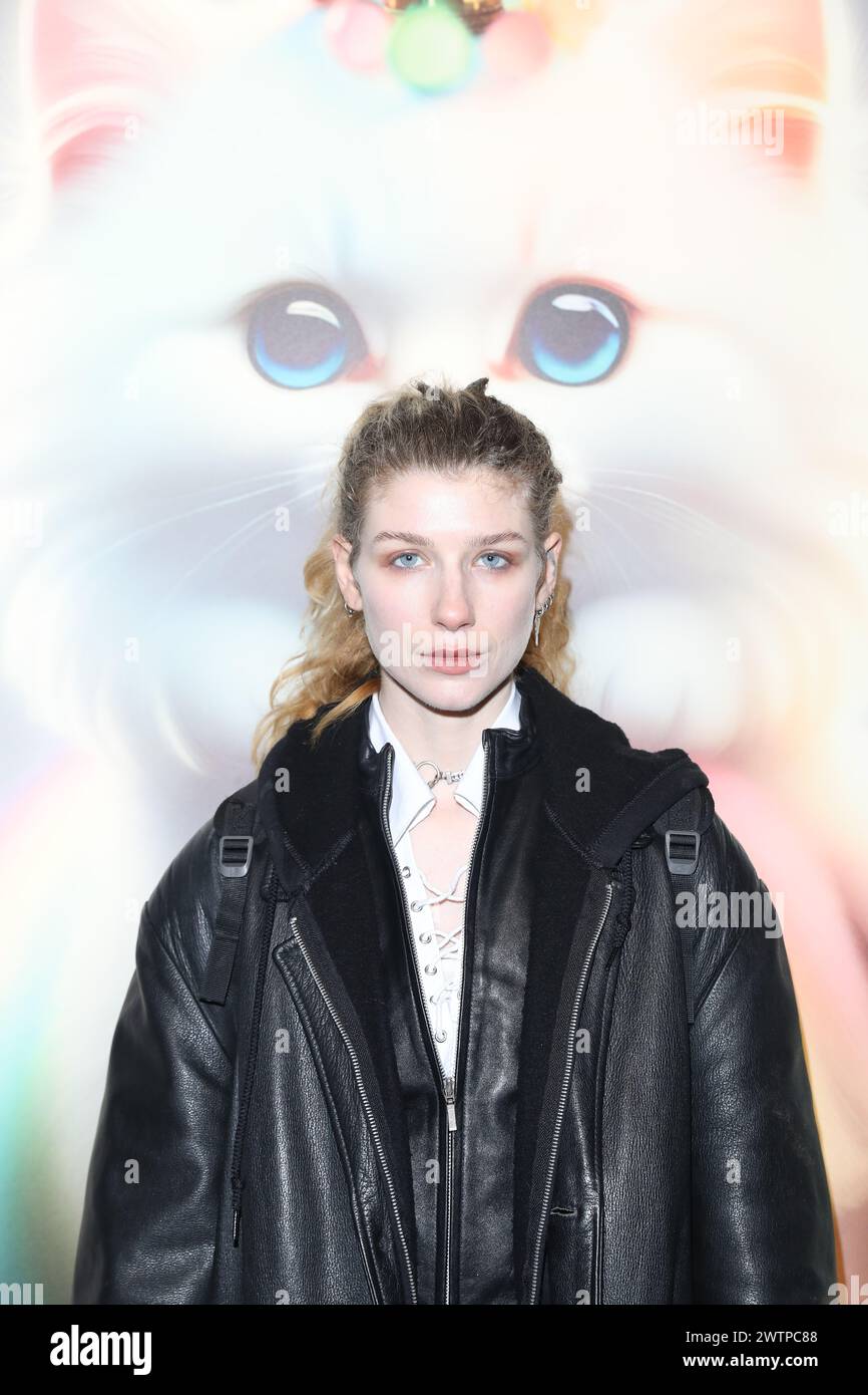 Charlie Barker attends the launch of 'CUTE' exhibition at Somerset ...