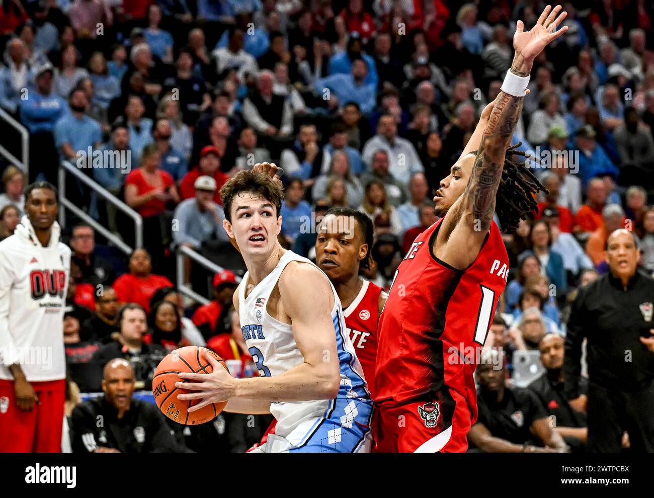 WASHINGTON, DC - MARCH 16: North Carolina Tar Heels guard Cormac Ryan ...
