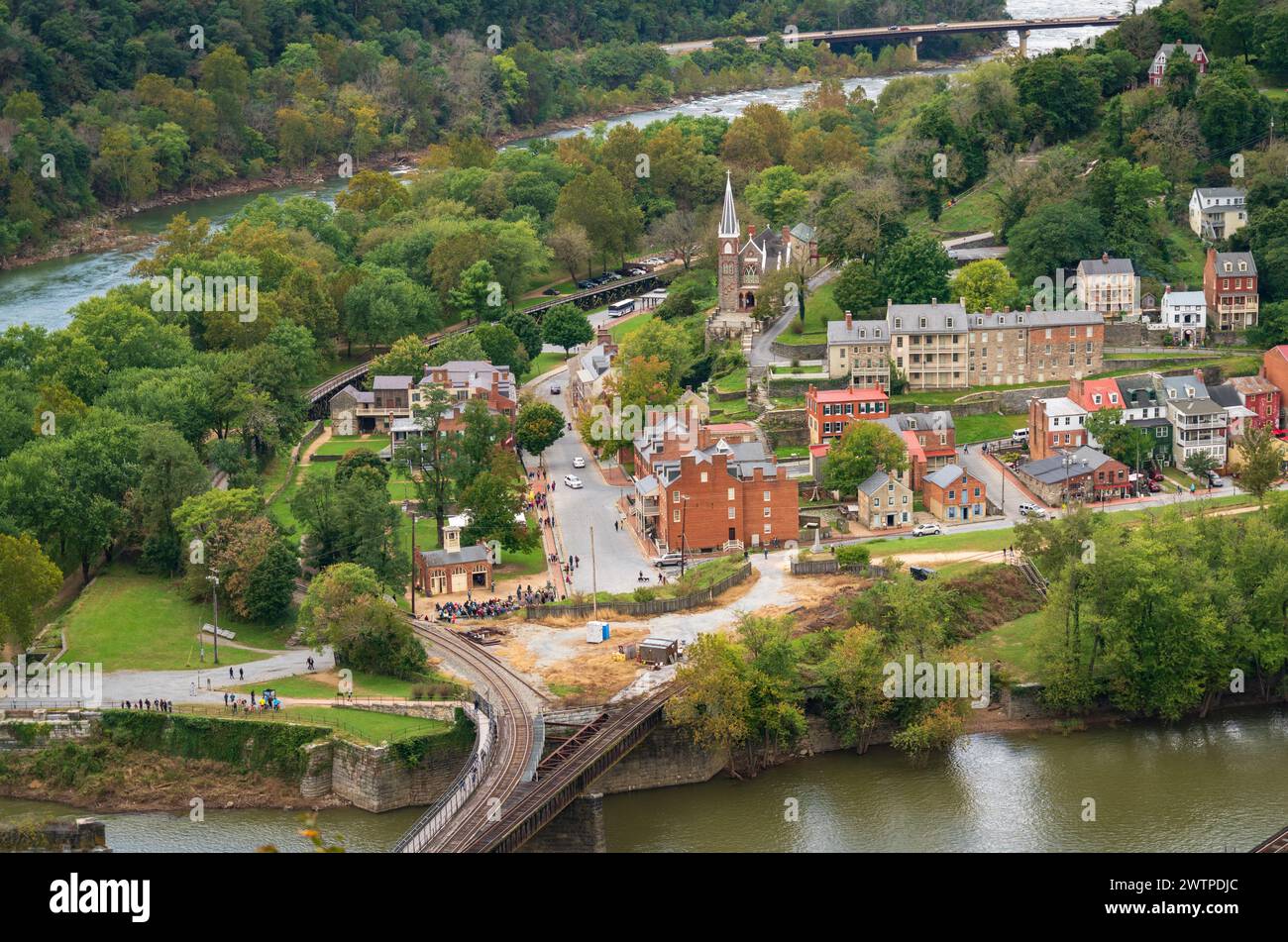 Beautiful Day at Harpers Ferry National Historical Park Stock Photo - Alamy