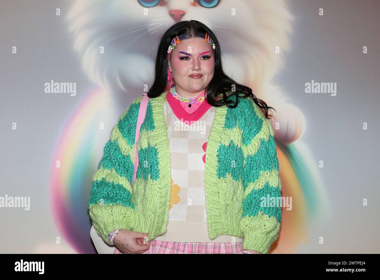Mae Stephens attends the launch of 'CUTE' exhibition at Somerset House ...