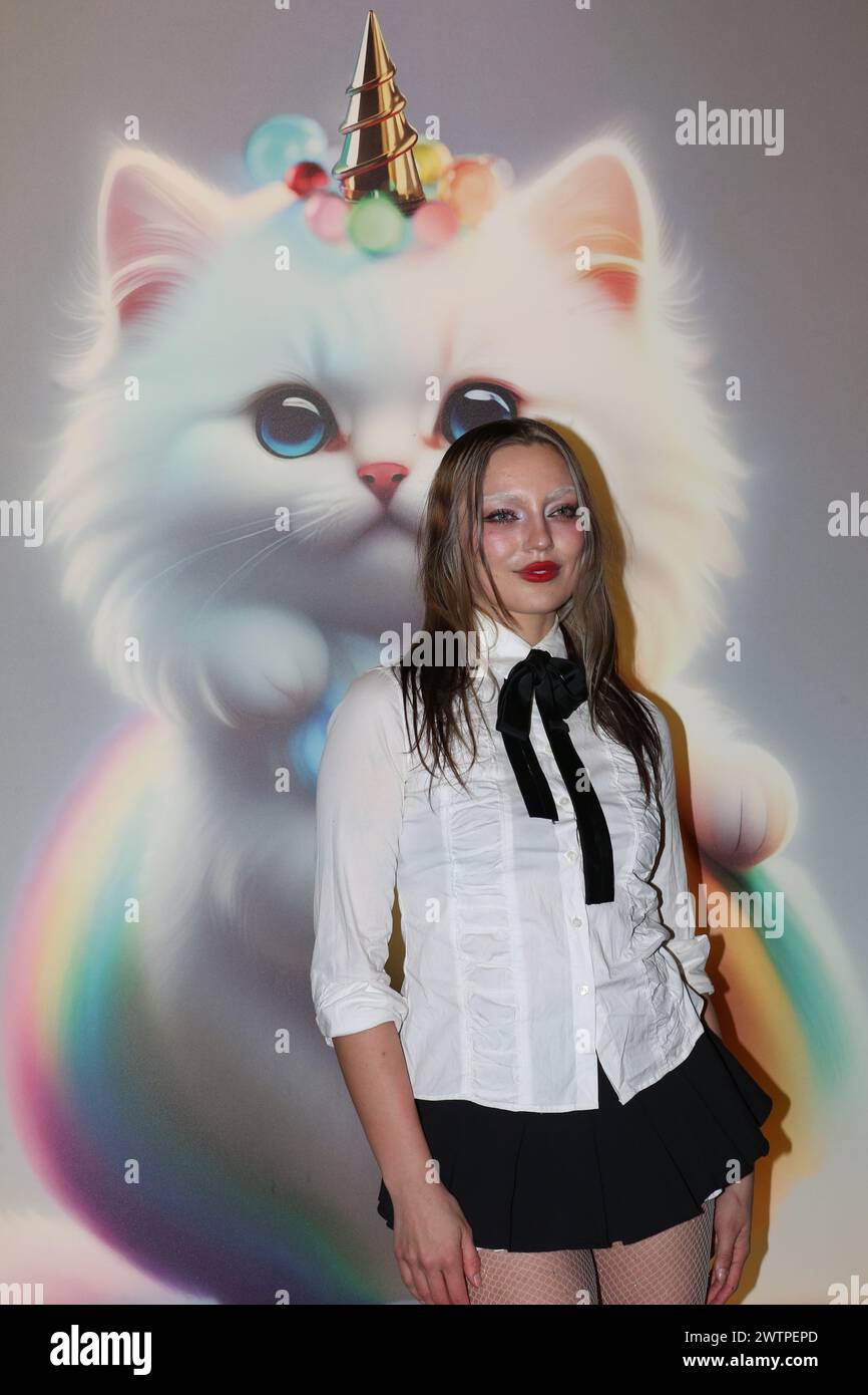 Simone Murphy aka sim0ne attends the launch of 'CUTE' exhibition at ...
