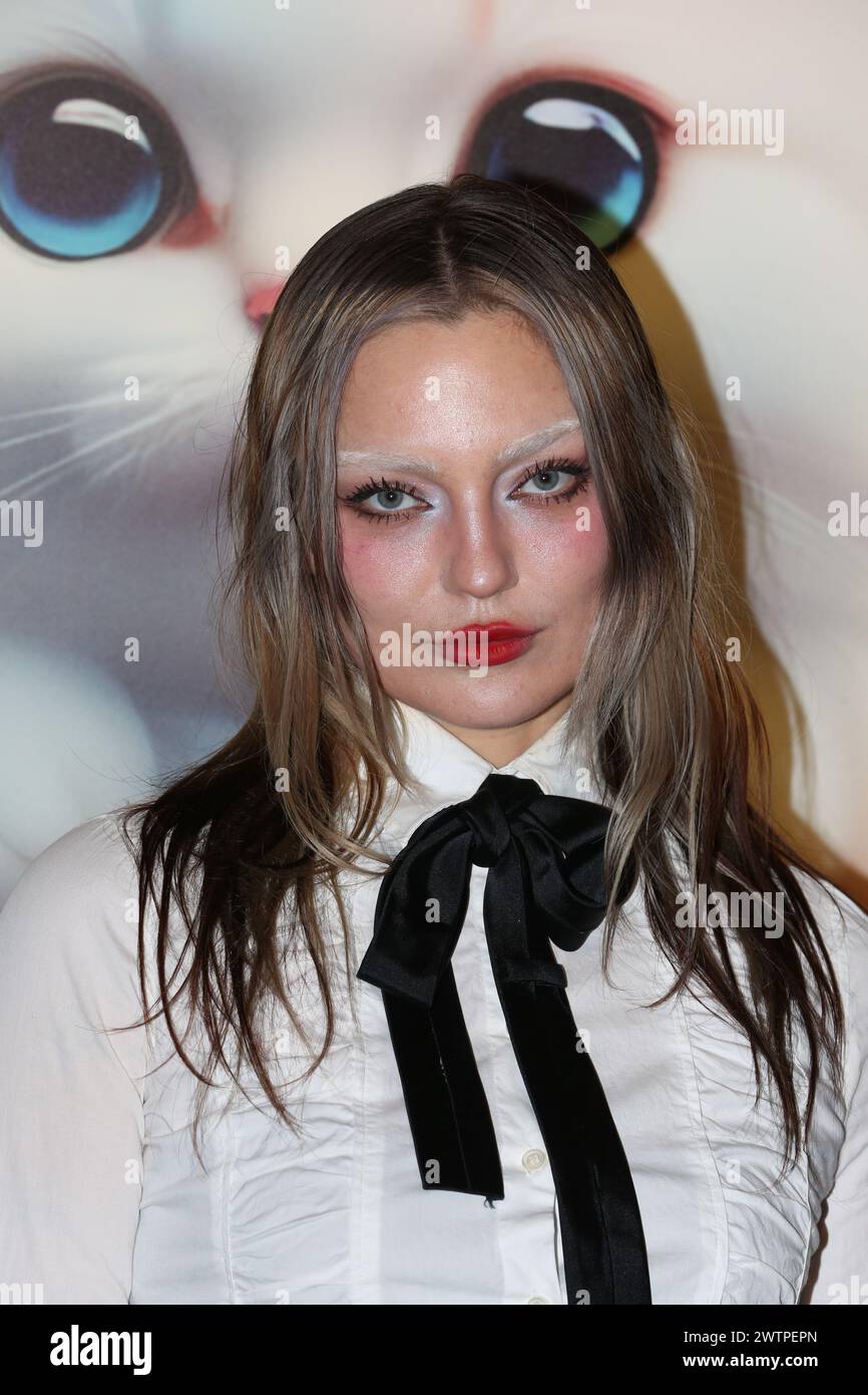 Simone Murphy aka sim0ne attends the launch of 'CUTE' exhibition at Somerset House in London ...