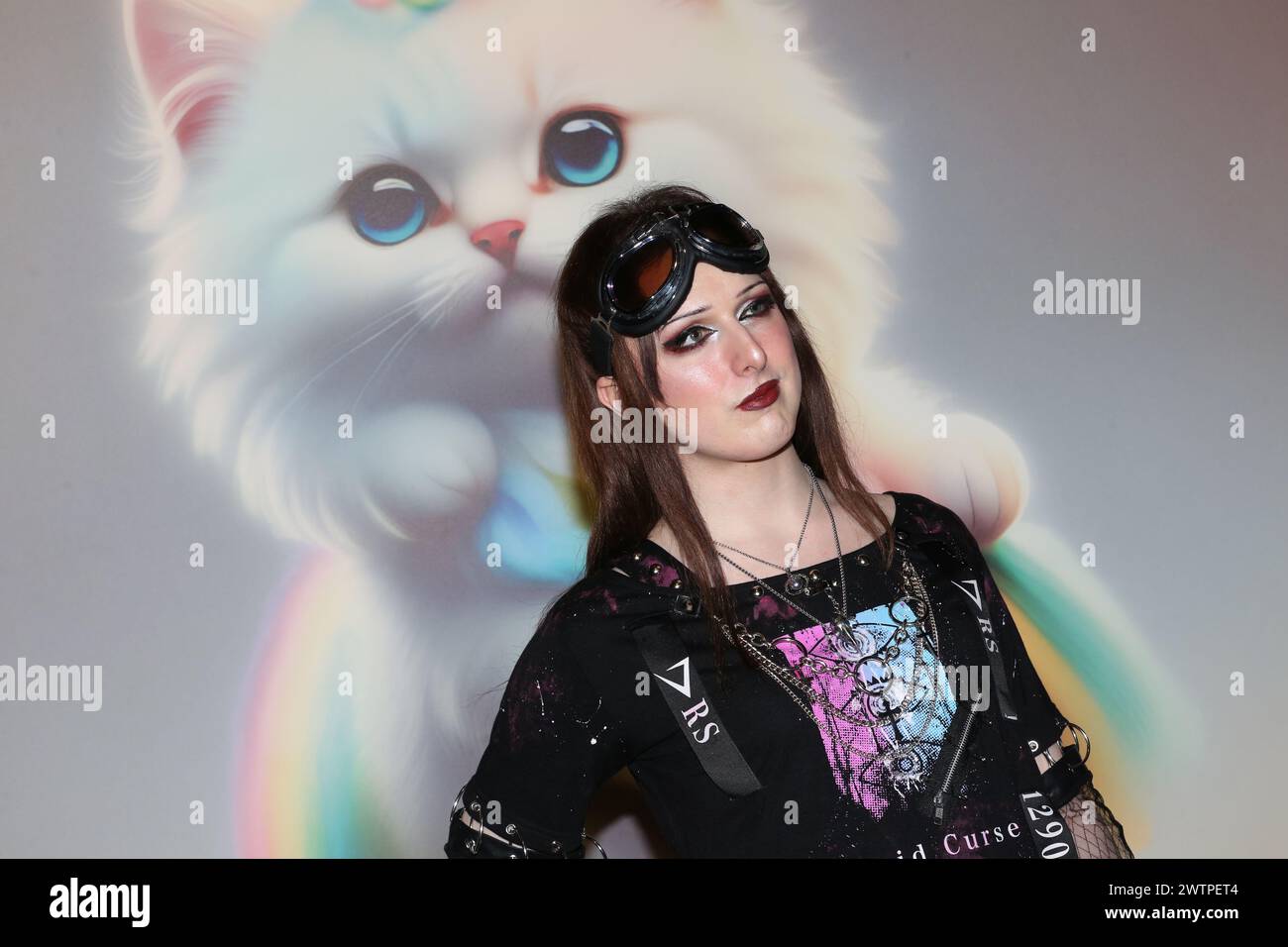 Robin aka Juicy Girl attends the launch of 'CUTE' exhibition at ...
