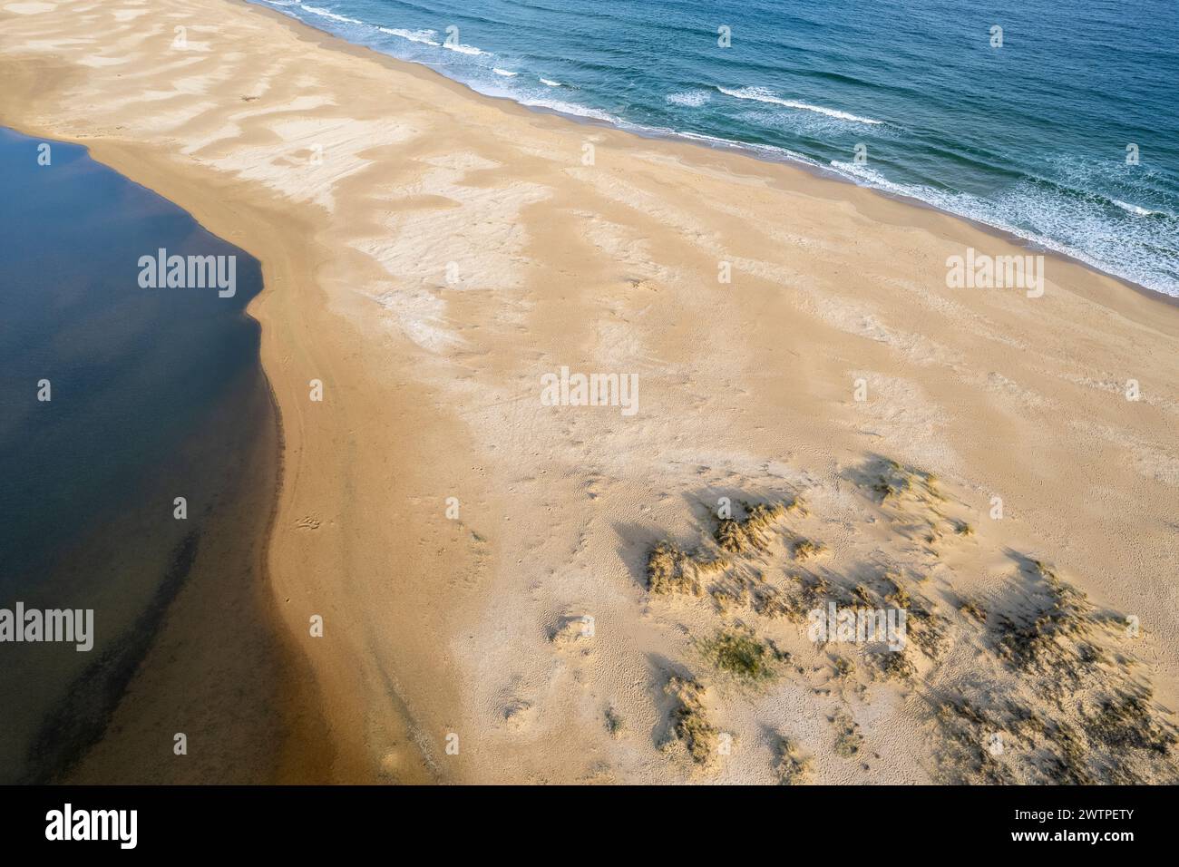 Aerial View of Lake Tyers in Gippsland Region, Victoria, Australia ...