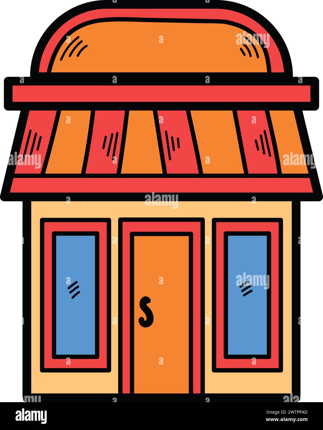 Shop fronts Stock Vector Images - Alamy