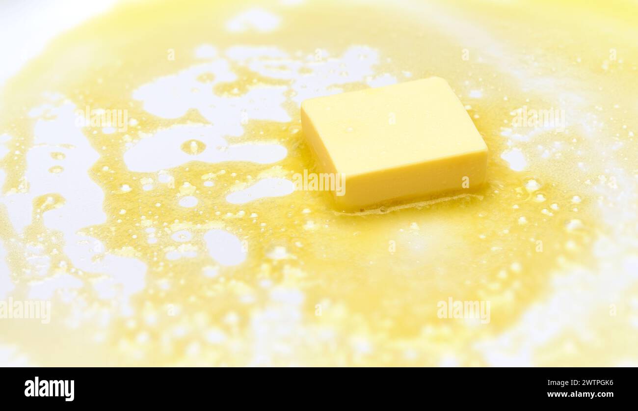 Melting butter hi-res stock photography and images - Alamy