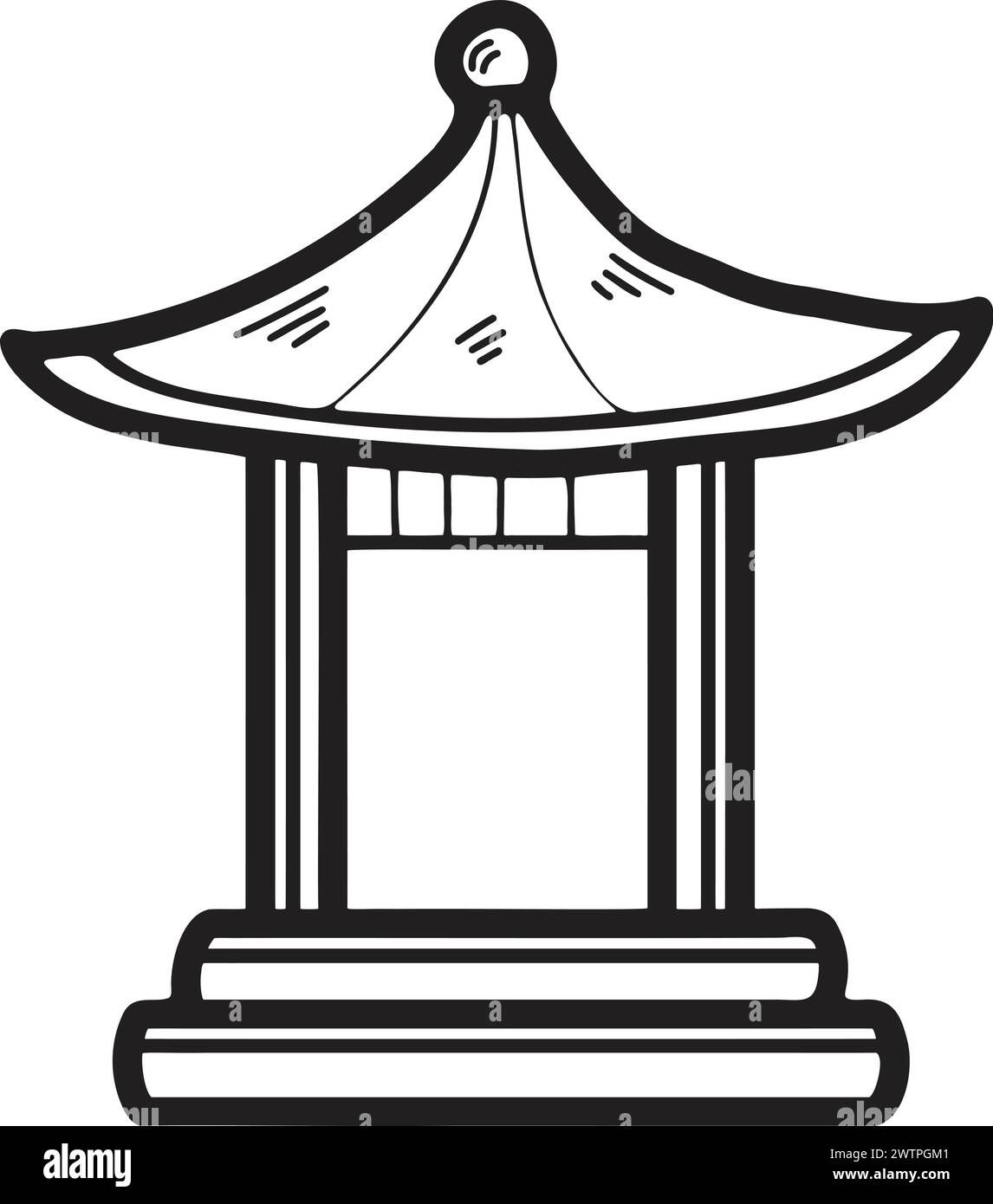 Fire shrine Stock Vector Images - Alamy