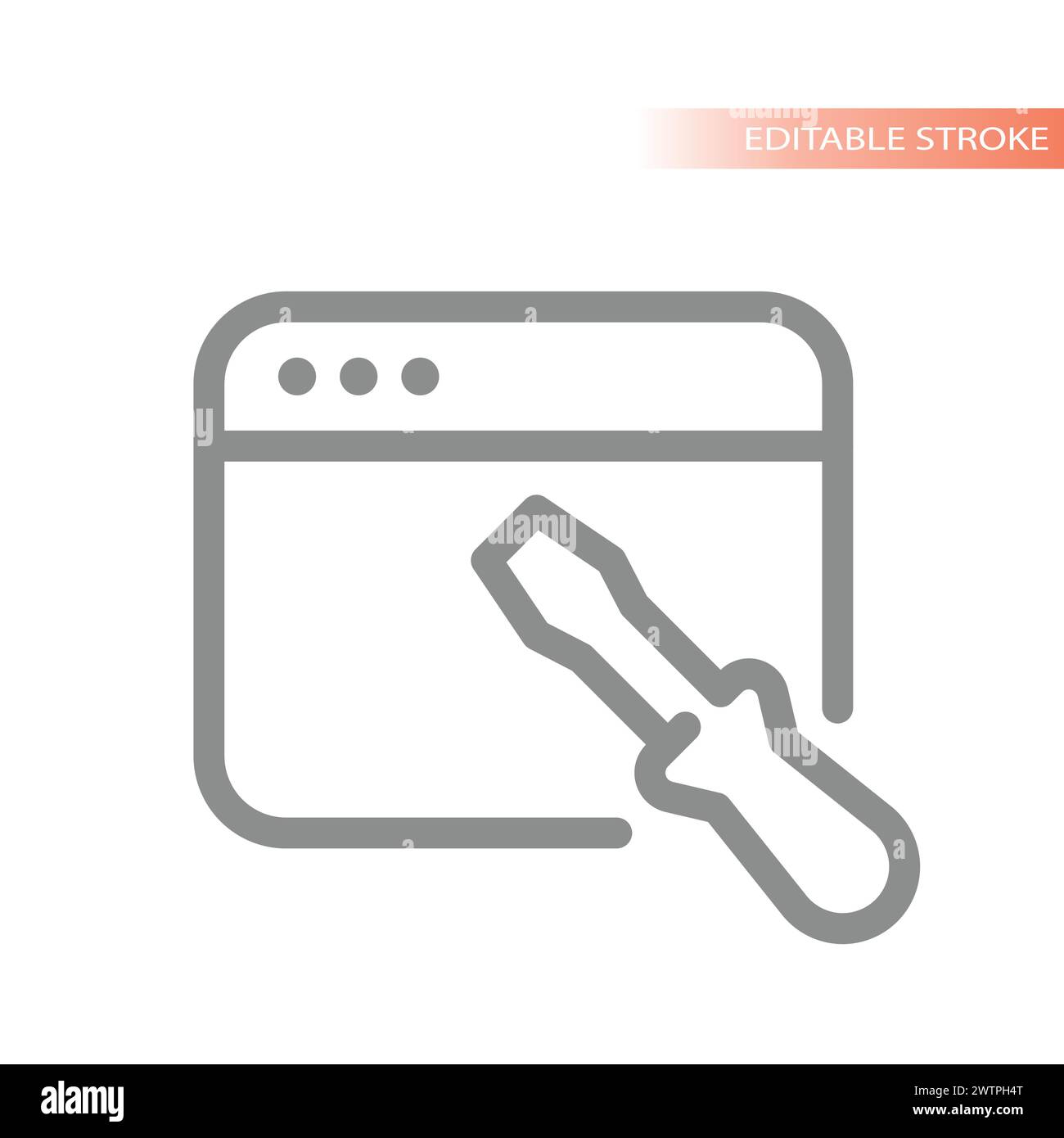 Programmer icon vector vectors hi-res stock photography and images - Alamy