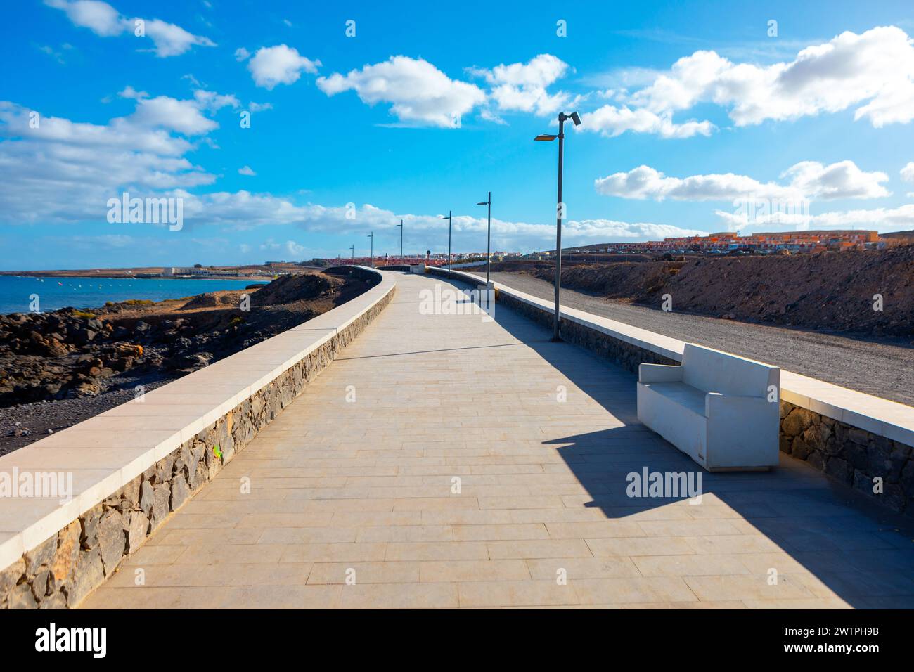 Scenic stroll on coastal walkway hi-res stock photography and images ...