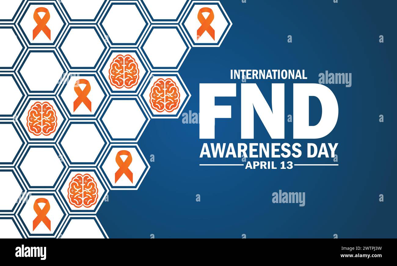 International FND Awareness Day. Holiday concept. Template for background, banner, card, poster ...