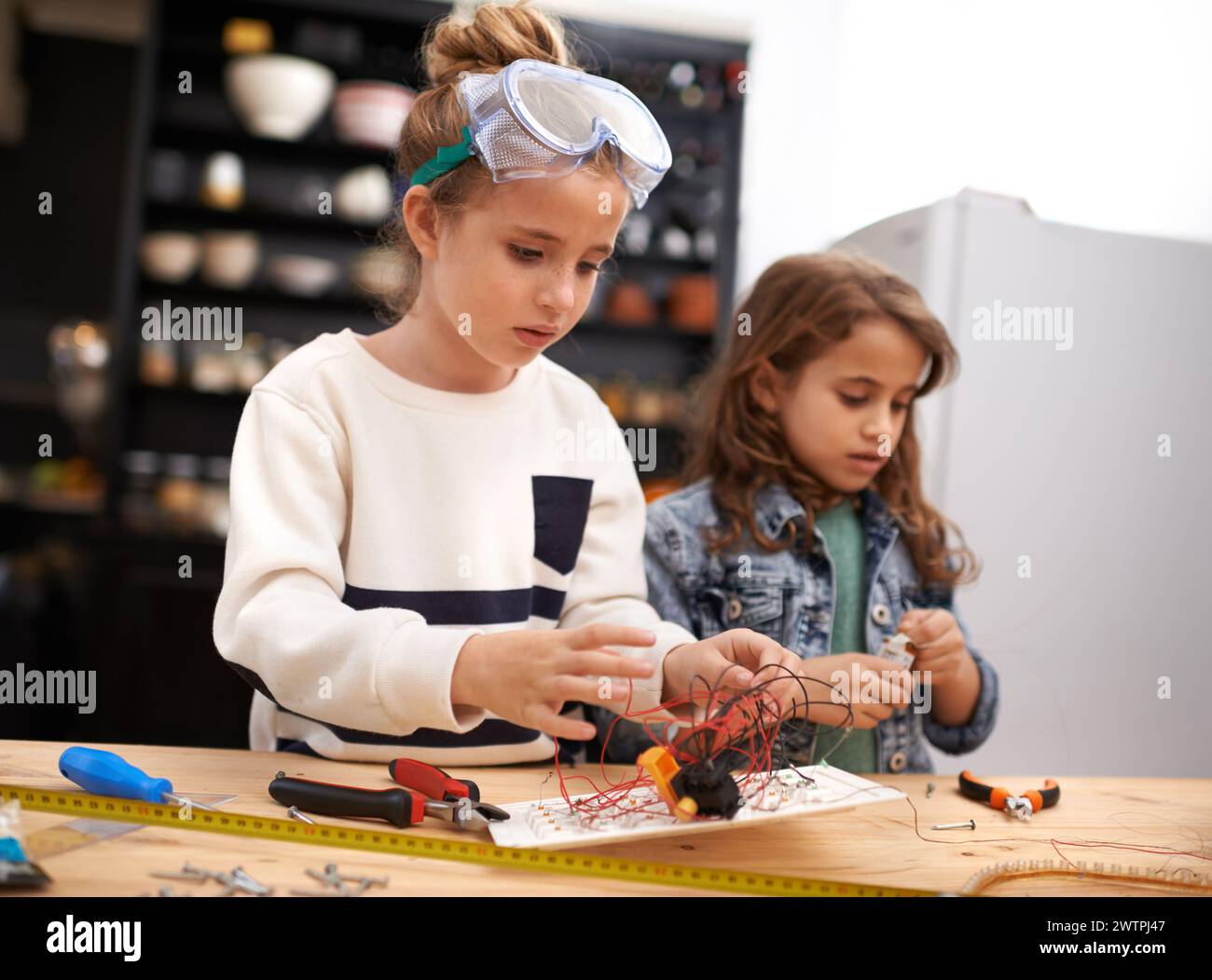 Child, play and tools for robotics, construction and design for busy ...