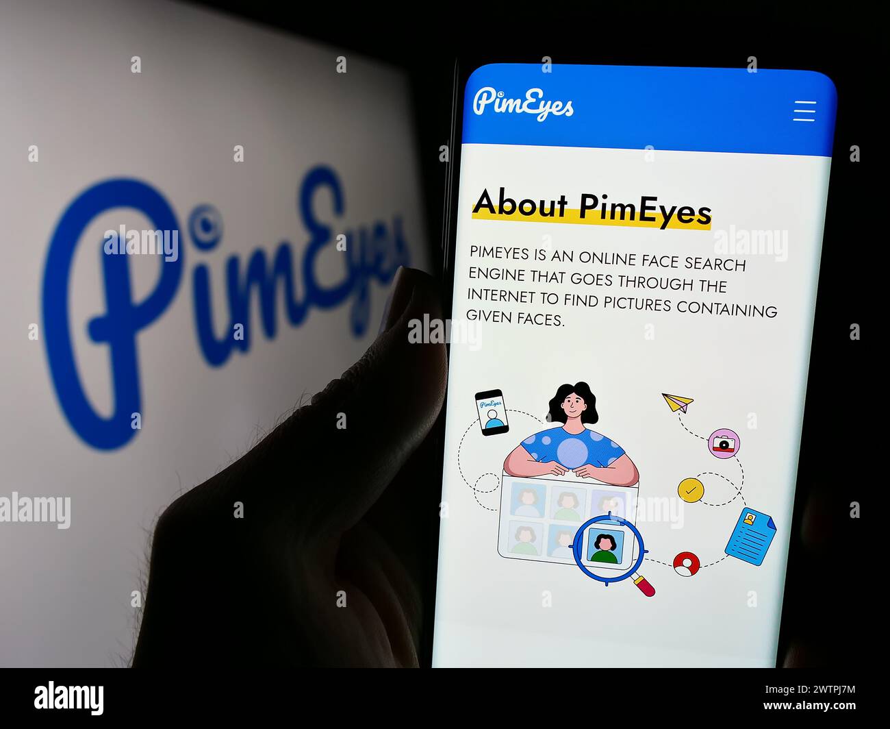 Pimeyes logo hi-res stock photography and images - Alamy