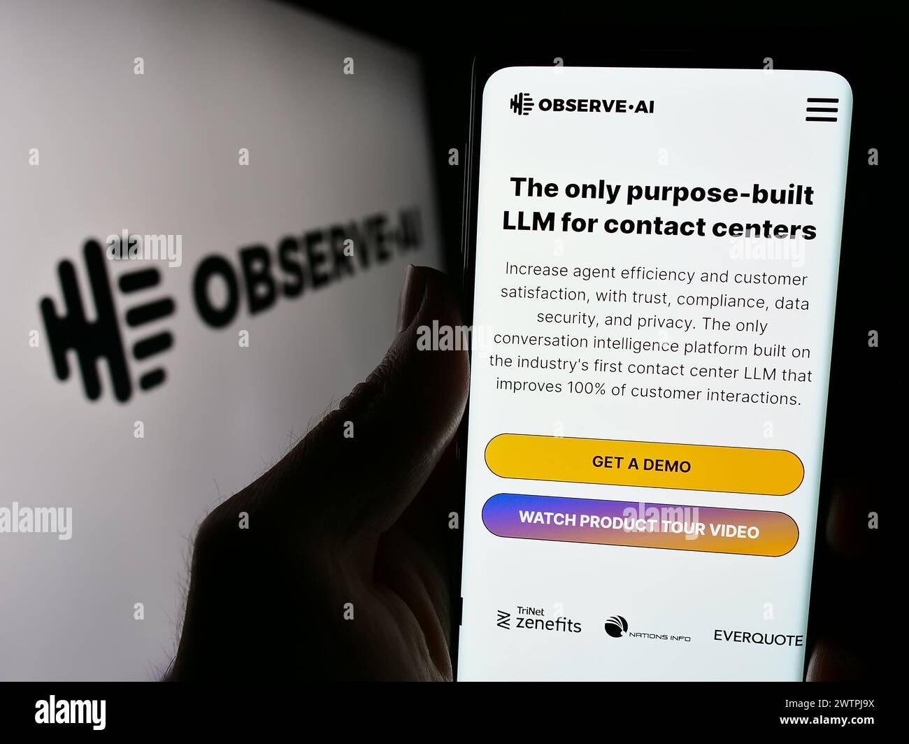 Observe ai logo hi-res stock photography and images - Alamy