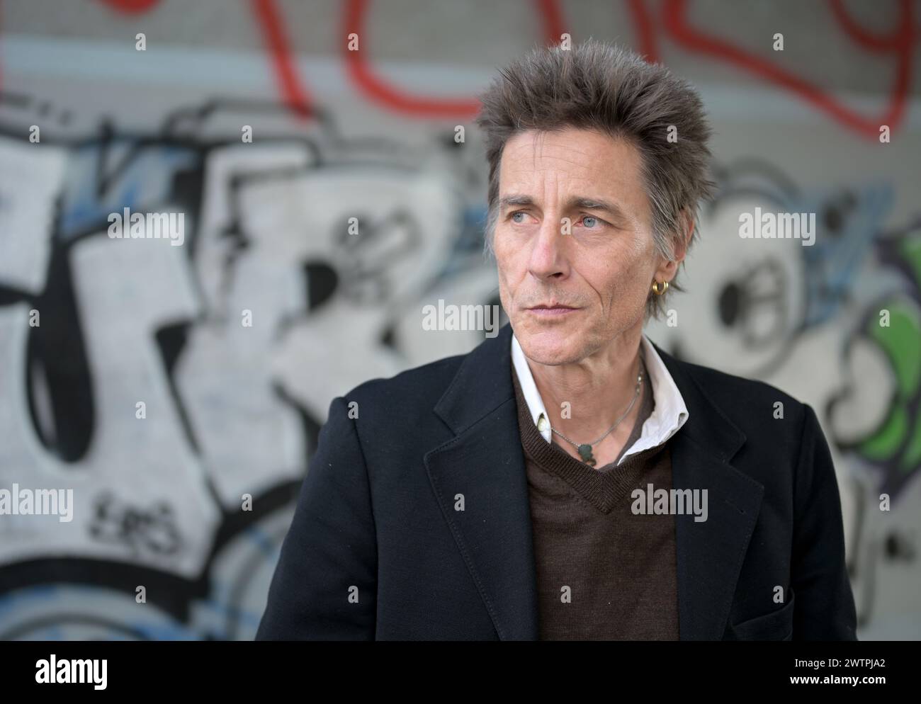 Georg Altziebler, frontman of the band " Son of the Velvet Rat " on ...