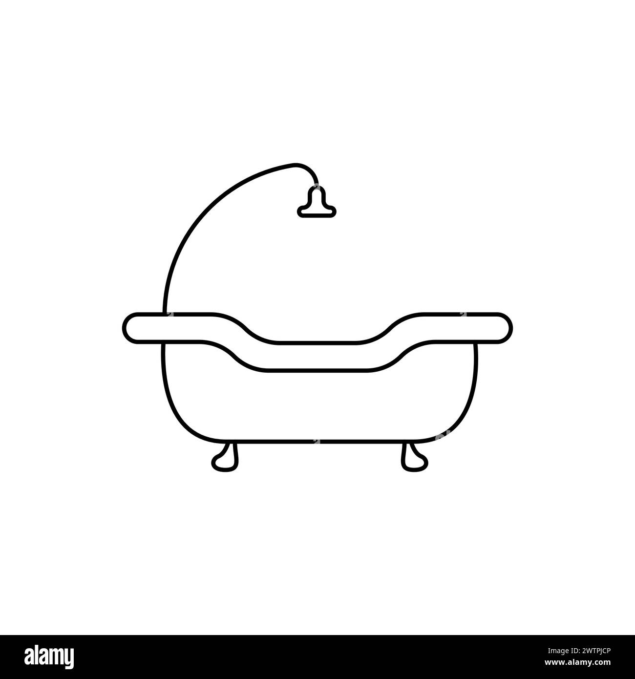 Shower room simple Black and White Stock Photos & Images - Alamy