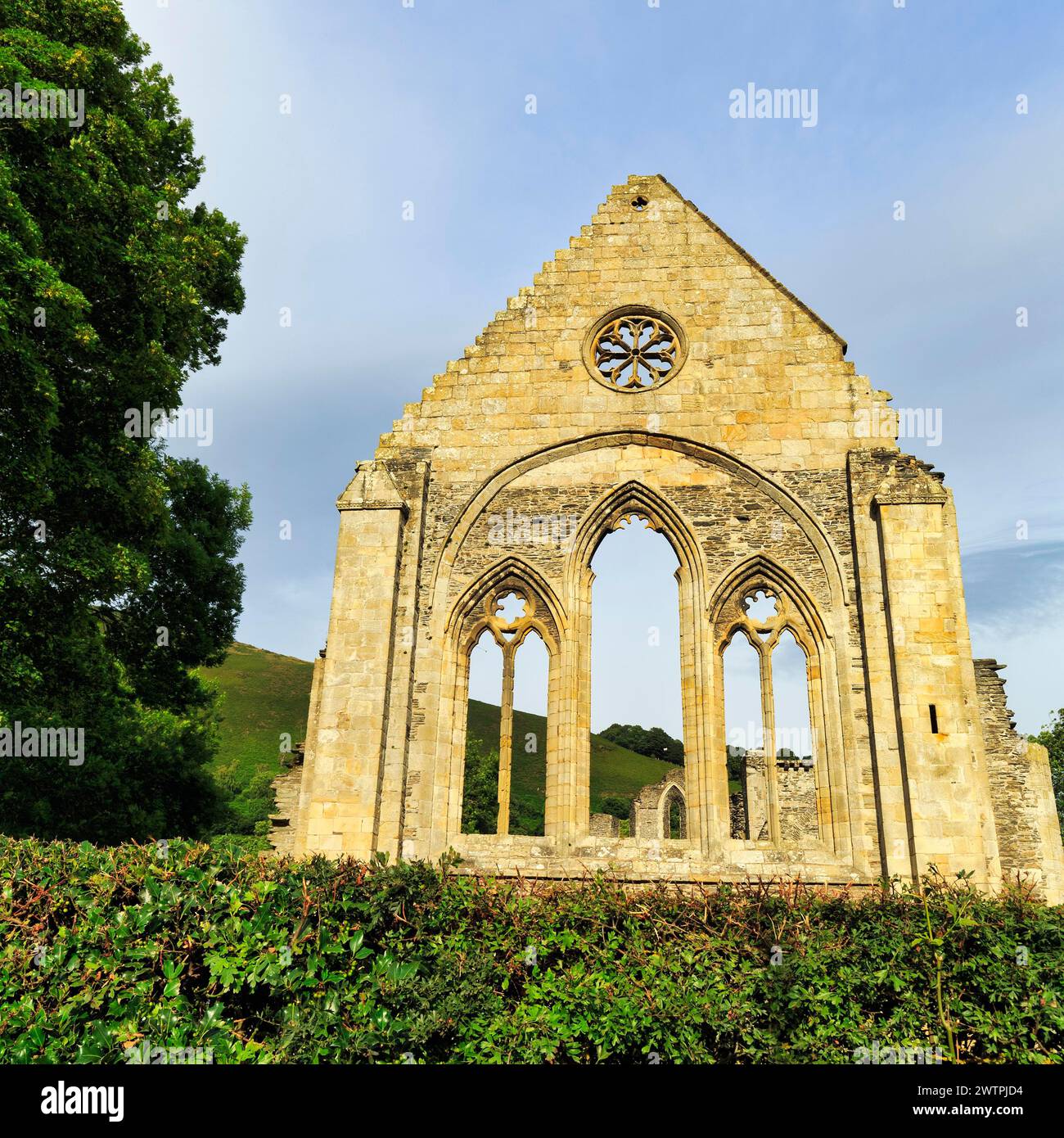Ruin, Abbey Farm, Llangollen, North Wales, Wales, Great Britain Stock ...
