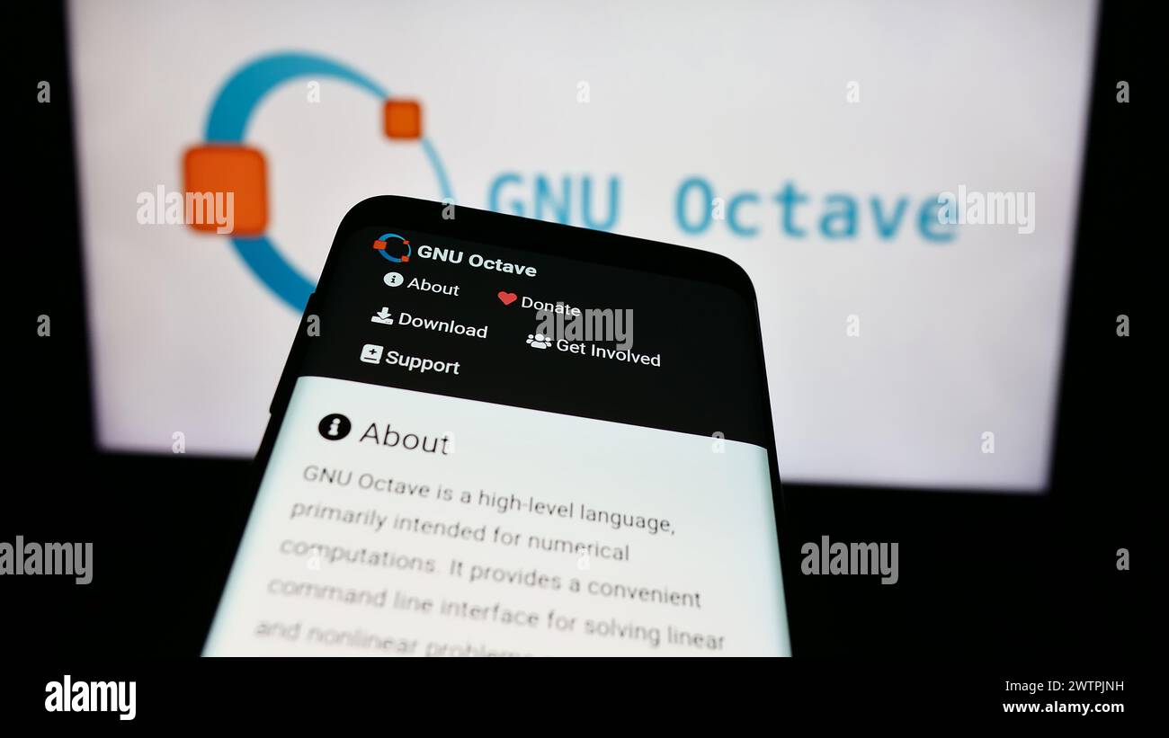 Gnu octave logo hi-res stock photography and images - Alamy