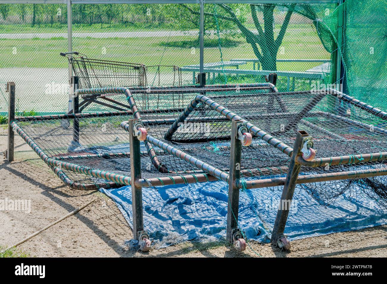 Batting cage nets hi-res stock photography and images - Alamy