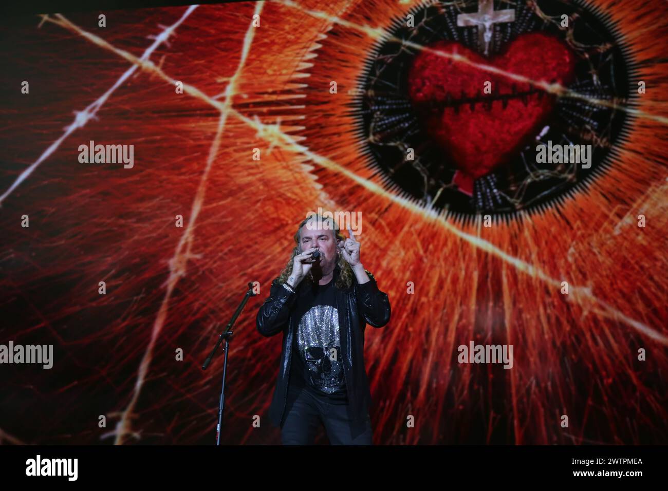 Mexico City, Mexico. 18th Mar, 2024. Fernando Olvera, the guitarist and ...