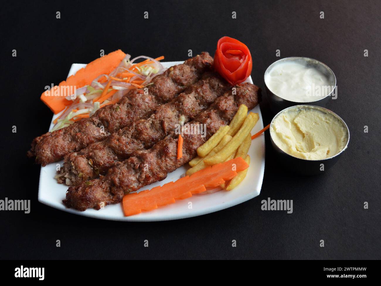 Vegetable seekh kebab hi-res stock photography and images - Alamy