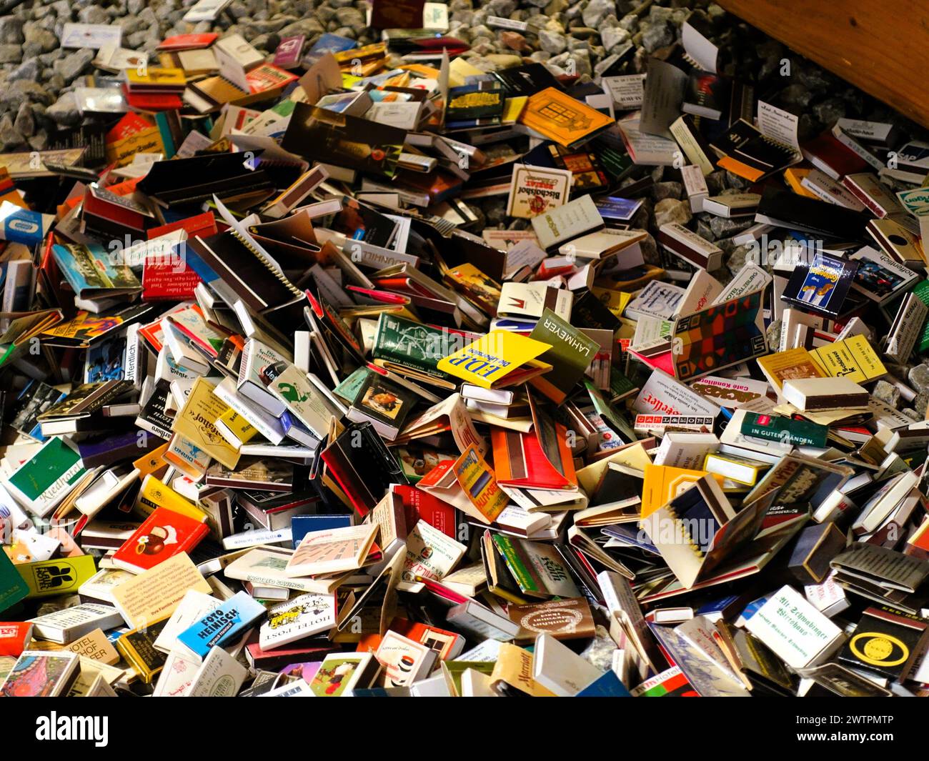 A stack of vintage books stored in a pile Stock Photo - Alamy