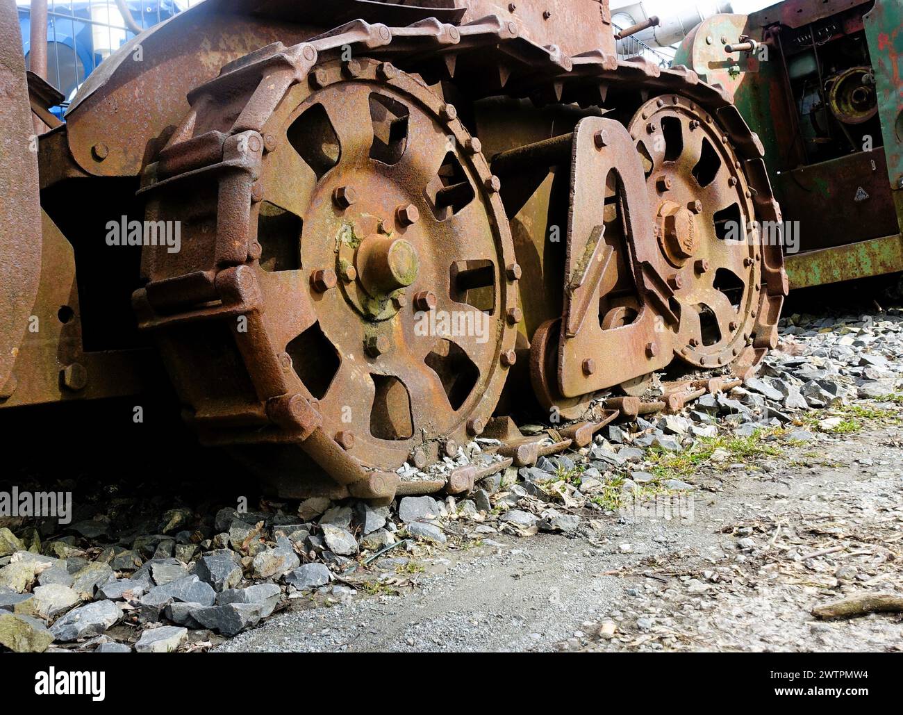 A close-up of an aged, rusty tire on a vehicle Stock Photo - Alamy