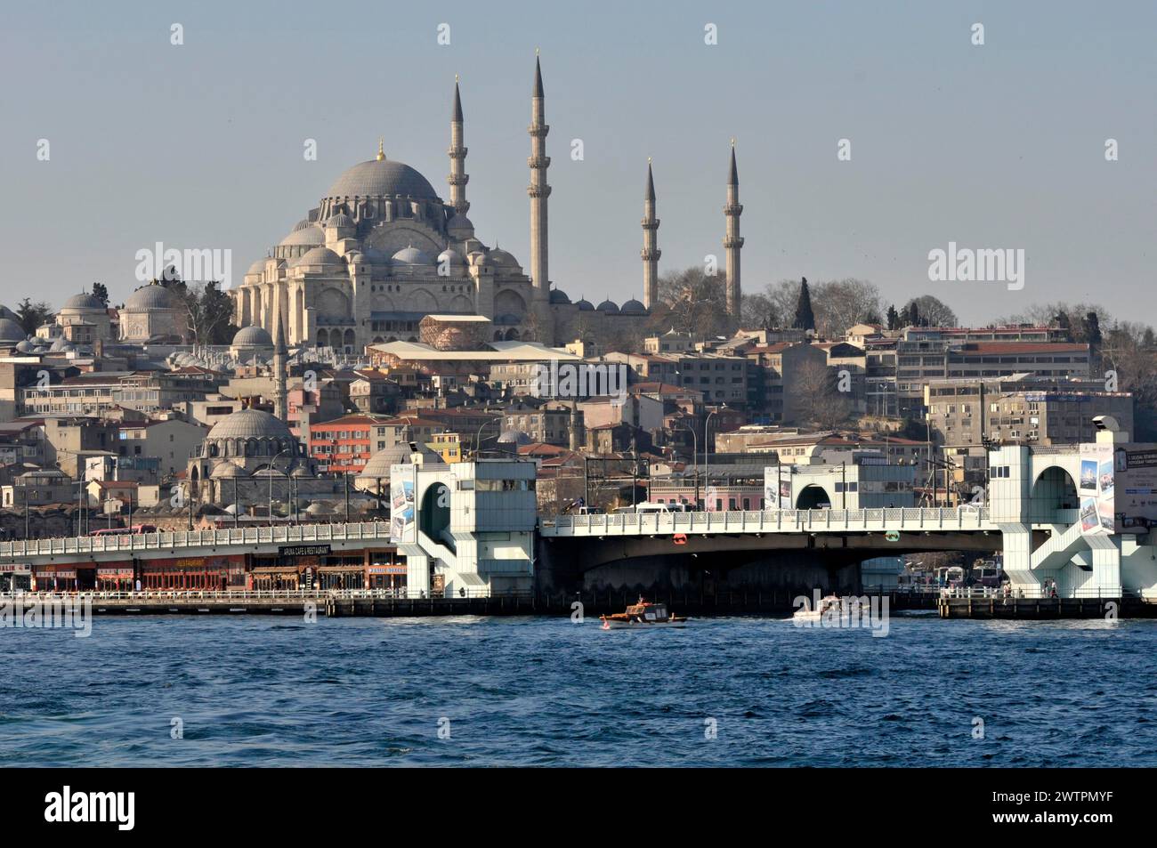 Istanbul landscape fron the sea Stock Photo - Alamy