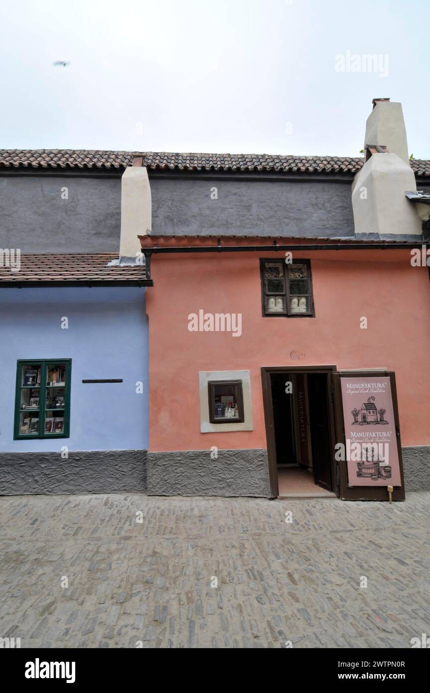 Prague old house view Stock Photo - Alamy