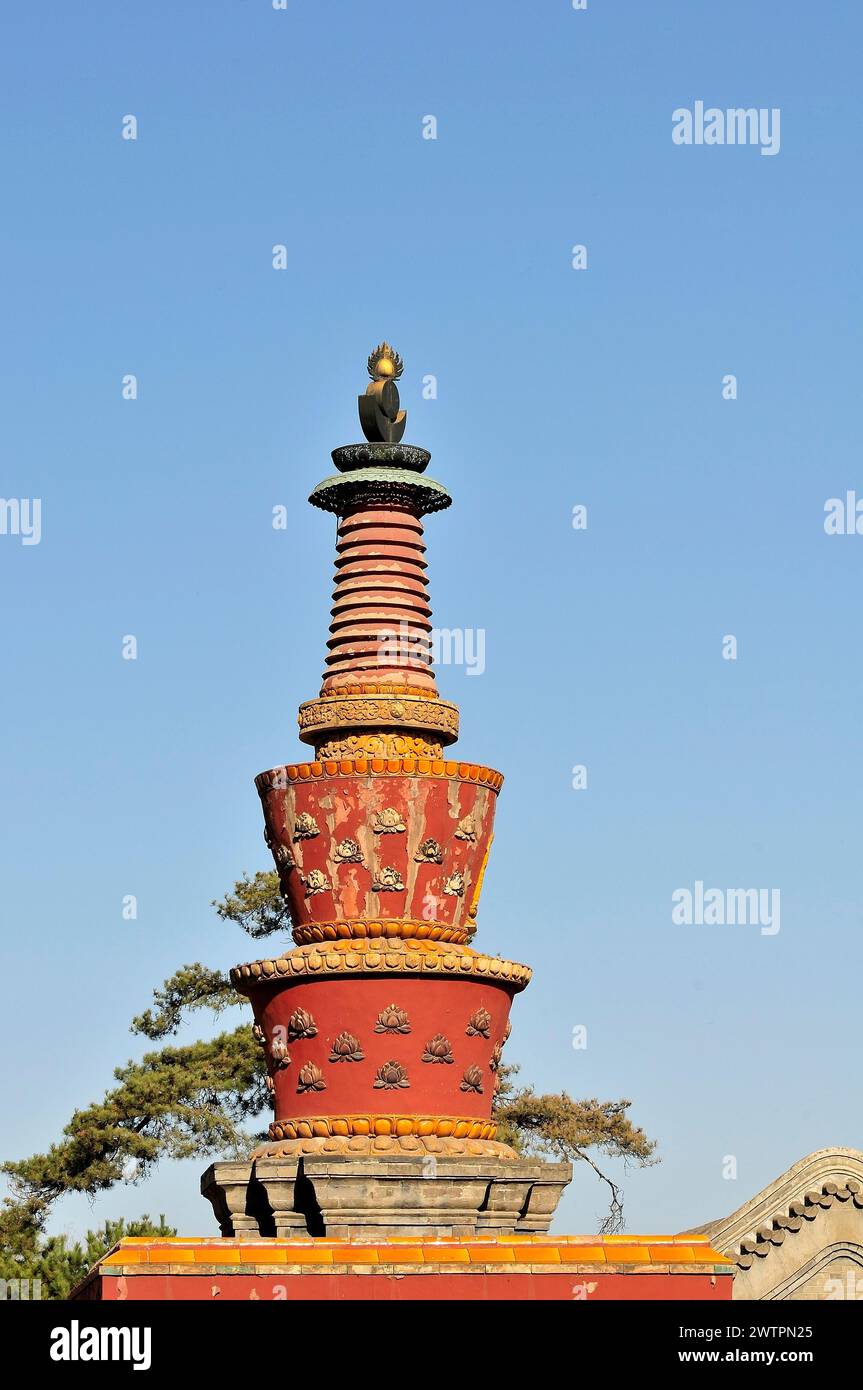 Puning buddhist temple, stupa details, china Stock Photo - Alamy