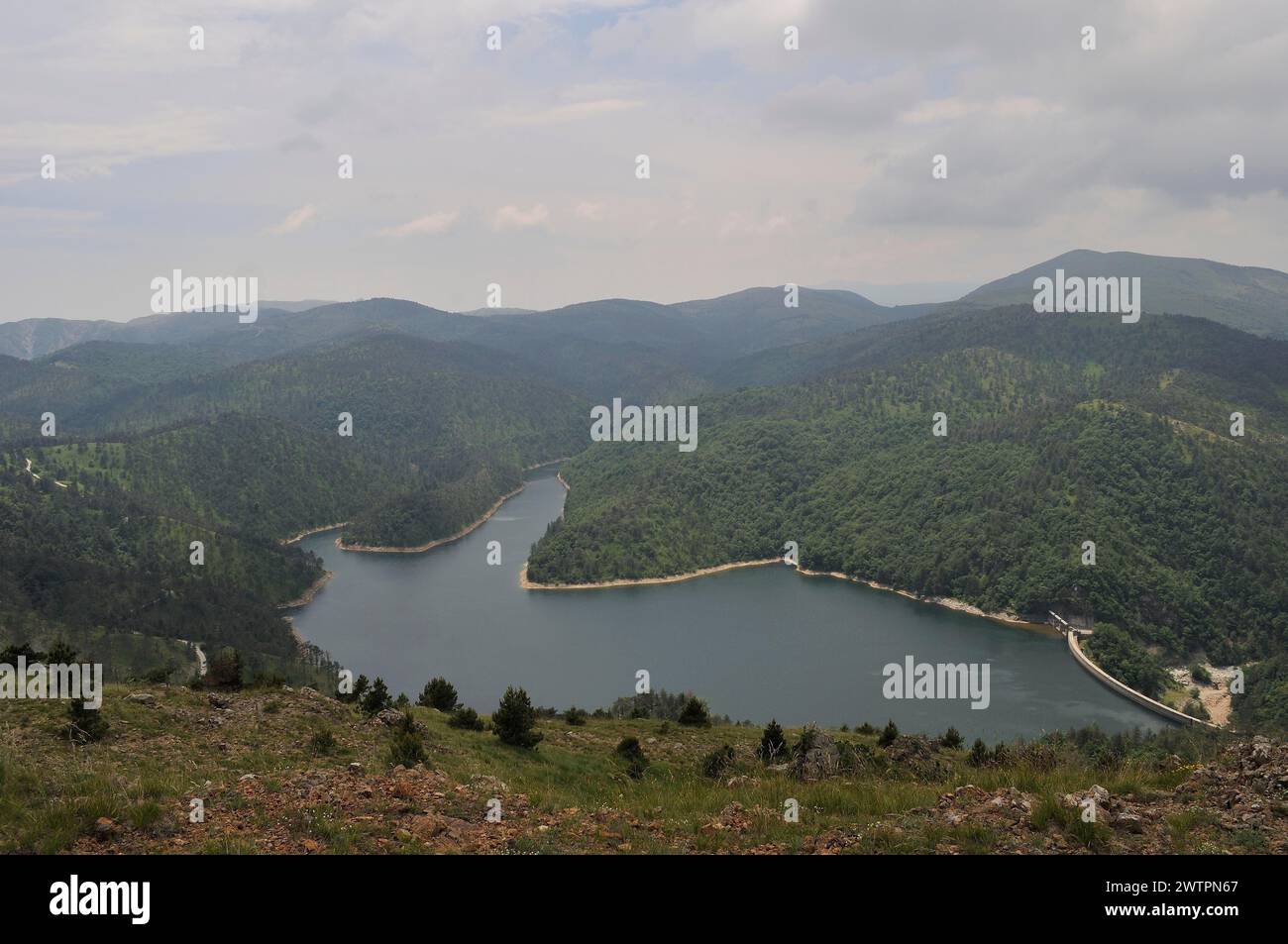 Lake overview, italy Stock Photo - Alamy