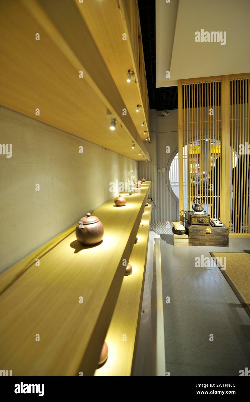 Tea room, interior design, china Stock Photo - Alamy